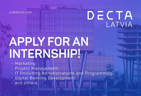 Internship Dectalatvia Opportunity Decta