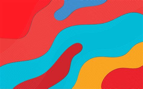 Premium Vector Abstract Geometric Wave Background Design