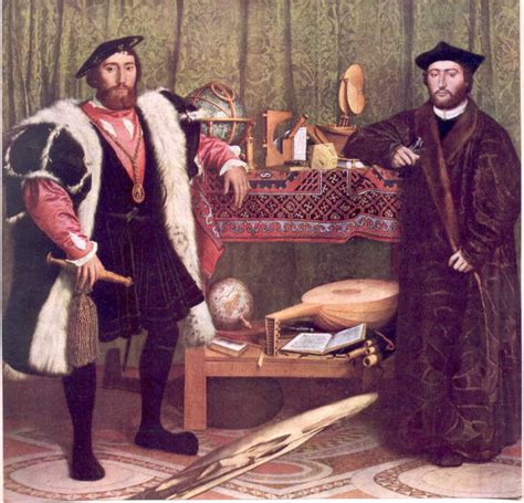 The Ambassadors By Hans Holbein