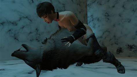 Rule 34 Bethesda Softworks Canine Cowgirl Position Female Game