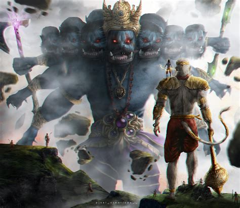Ramayana movie Scene fan art . by pixkusername on DeviantArt