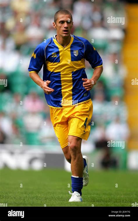 Stefano Morrone Parma Celtic Park Glasgow Scotland 29 July 2007 Stock
