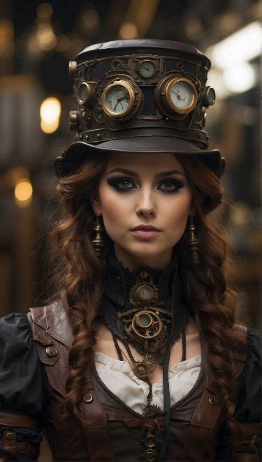 Pin By Anouklaga On Pines Creados Por Ti Steampunk Couture Steampunk Women Steampunk Girl