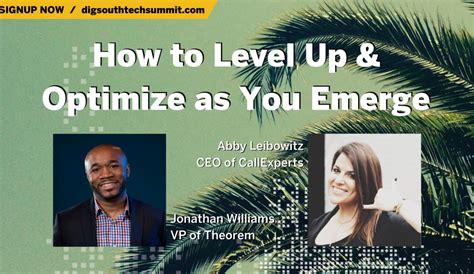 Level Up And Optimize With Abby Leibowitz And Jonathan Williams Dig South