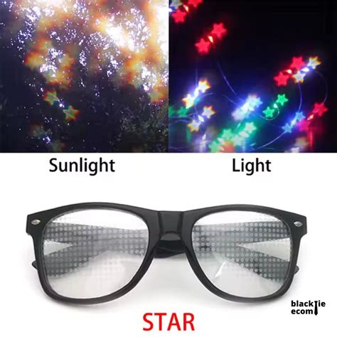 Bkt2983 Fireworks Diffraction Glasses 3d Prism Effect Edm Rainbow