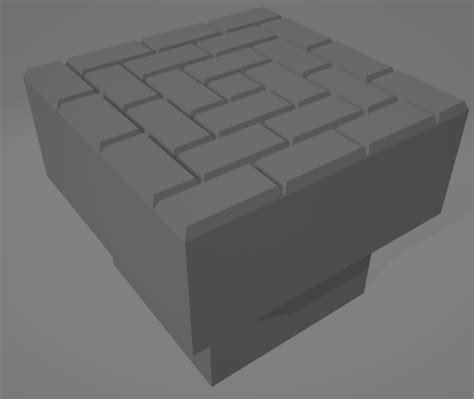 dragonblock brick floor dungeon block by blackdragon download free stl model
