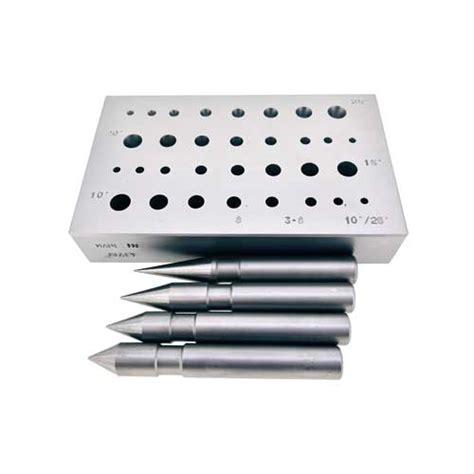 Bezel Round Block 8 To 3mm 4 Punches Regal Ltd