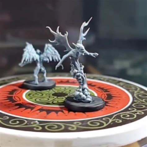 3d Print Of Steam Mephit Water And Fire Elemental Evil Cyberpunk Imp