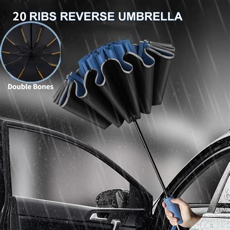 Smartreverse Vollautomatischer Regenschirm Umgekehrter Faltschirm