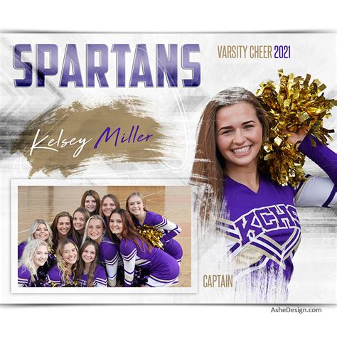Ashe Design Sports Memory Mates Painted Cheer Ashedesign