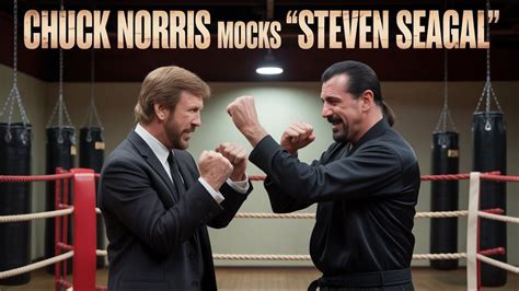 When Chuck Norris And Steven Seagal Faced Their Scariest Challenge Ever