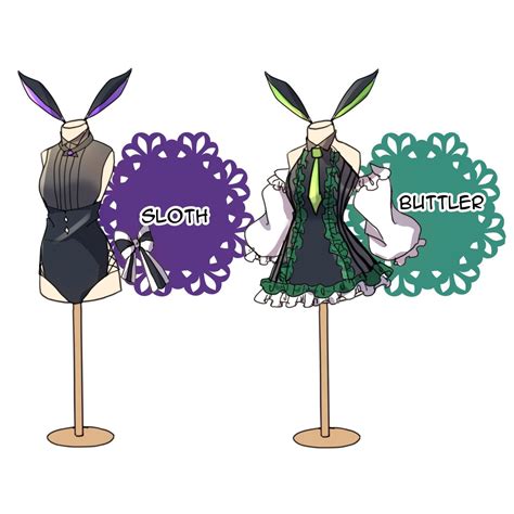 In My Twitter I Made A Bunch Of Bunny Suits Designs Based In Each Guy