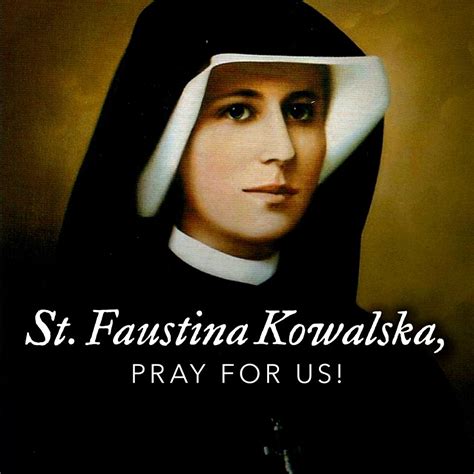 St Faustina Kowalska Faustina Kowalska St Faustina St Faustina