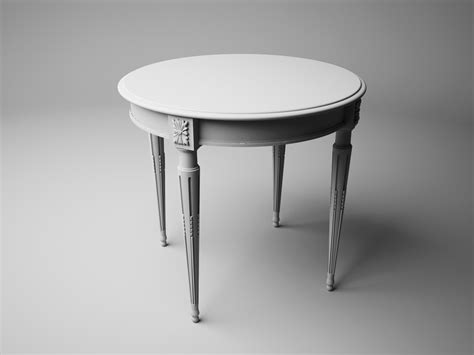 Classical Table 3d Model Turbosquid 1245871