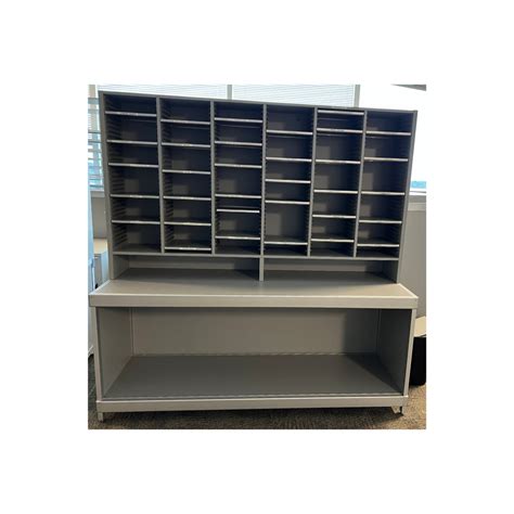 Metal Office Mail Sorter Commercial Mailroom Organizer — Dynamic