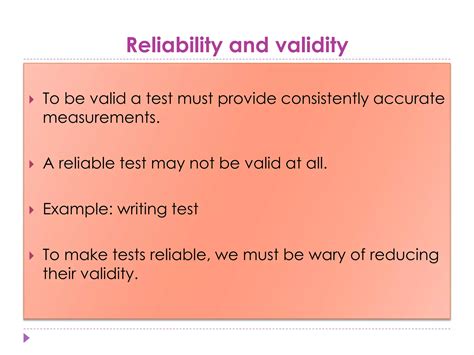 Validity And Reliability Pptx
