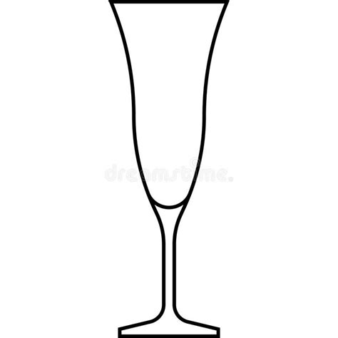 Pousse Cafe Glass Icon Cocktail Glass Name Related Vector Stock Vector