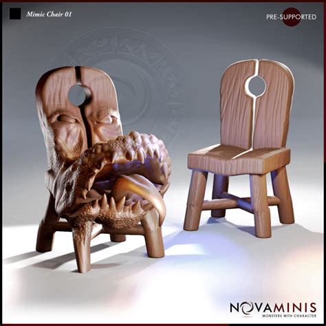 3d Printable Mimic Chair 01 By Novaminis