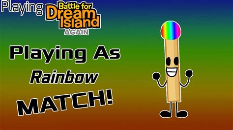Bfdias Newest Update Playing Bfdia In Roblox Rainbow Match Youtube