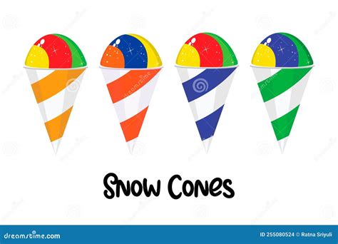 Snow Cone Vector At Chastity Dowling Blog