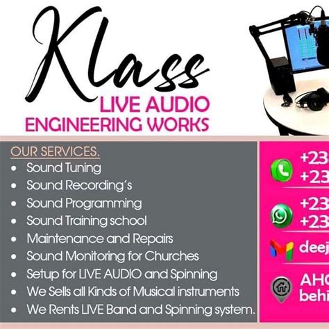 Klass Live Audio Engineering Youtube