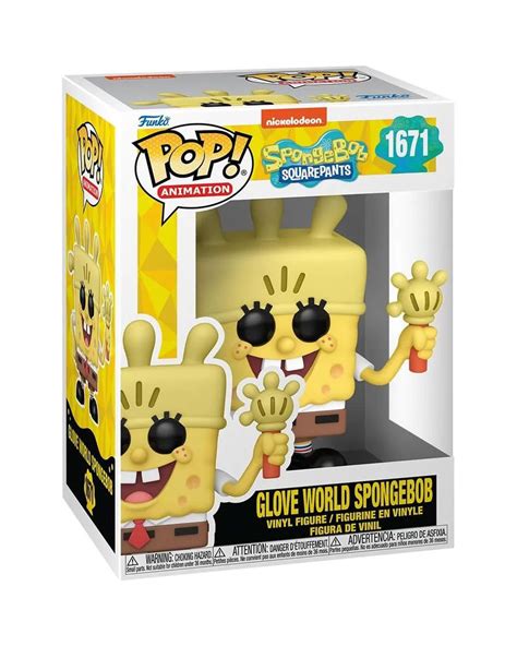 Bobble Figure Animation Spongebob Squarepants Pop Glove World