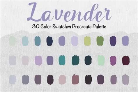 Procreate Color Palette Lavender Free Download