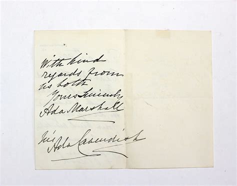 An Original Hand Written Letter And Signed By Wilkie Collins Actress