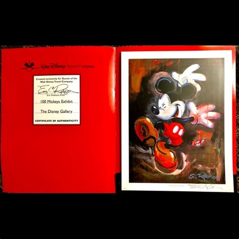 Disney Art Rare Wcoa Signed And Numbered Lithograph Disney Mickey Mouse Eric Robison Poshmark