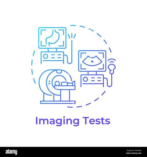 Imaging Tests Blue Gradient Concept Icon Stock Vector Image And Art Alamy