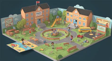 Animated School Buildings Stock Illustrations 152 Animated School Buildings Stock