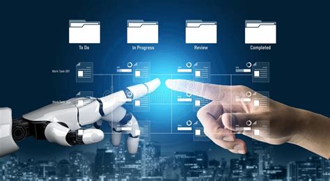 Ai Managing Task Workflow And Status Progress System Vouch Stock Image