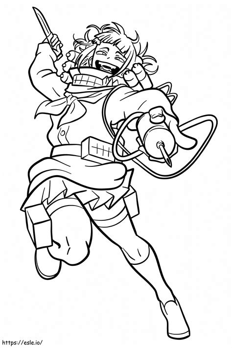 Toga Himiko 3 Coloring Page