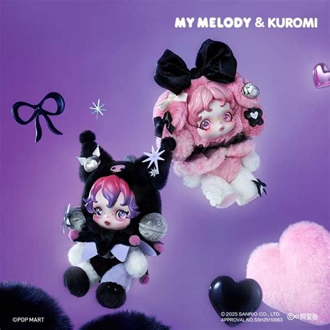 【preorder December 26】pop Mart Skullpanda X Kuromi Or My Melody Hangin