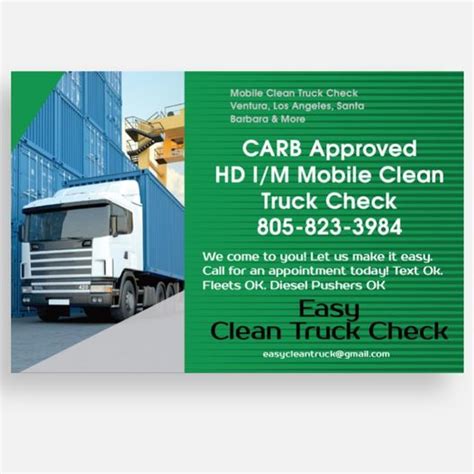 Easy Clean Truck Check Ventura 805 823 3984