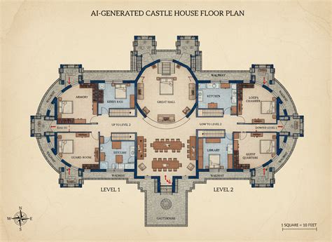 Castle House Plans Ai Powered Floor Plan Generator Ideal House