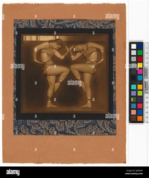 Two Unknown Dancers In Dance Pose Anton Josef Also Antios Trka