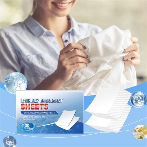 Laundry Detergent Sheets Clean Water Low Foam Laundry Detergent