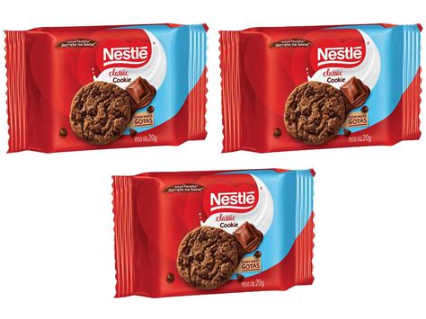 Cookies Classic Gotas De Chocolate 60g Nestlé
