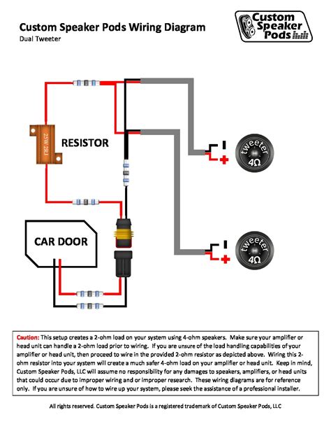 Speaker Tweeter Wiring Diagram Wiring Diagram