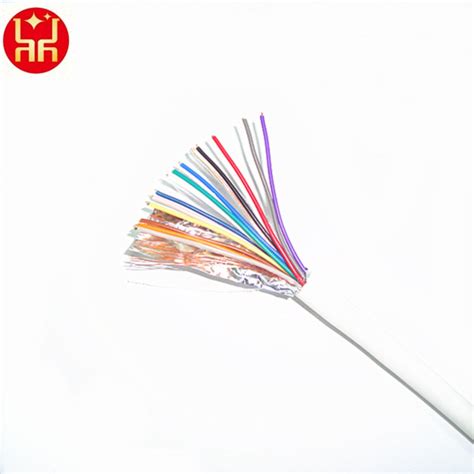 14 Core White Ofc Shielded Alarm Cable Security Alarm Cable China