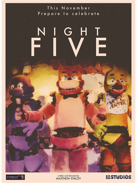 Night Five Teaser Poster 1 Art Print For Sale By Gamersketch Redbubble
