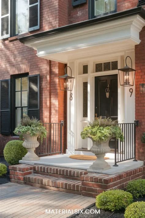 15 Brick House Front Porch Ideas That Add Warmth Style And Curb
