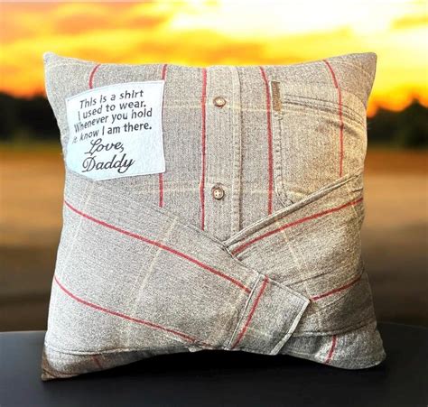 Huggable Memory Pillow Handmade T Celebration Of Life