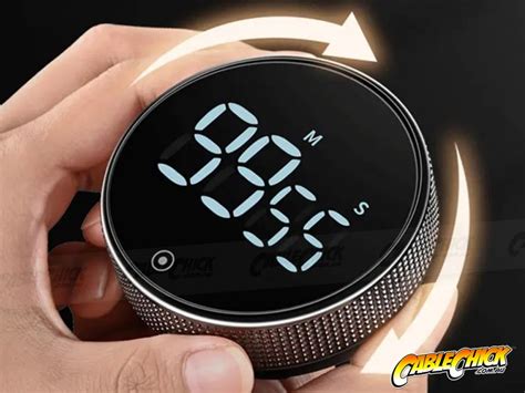 Stylish Rotary Digital Kitchen Timer