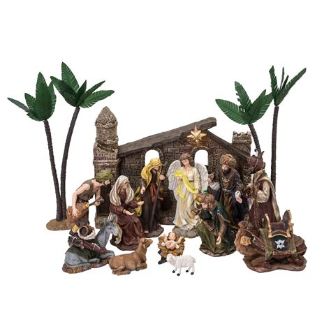 Berkley Jensen 16 Pc Polyresin Big Nativity Set Bjs Wholesale Club