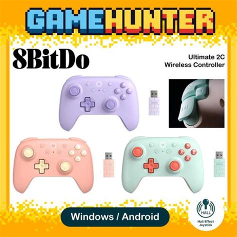 Jual 8bitdo Ultimate 2c Wireless Controller With Hall Effect Analog