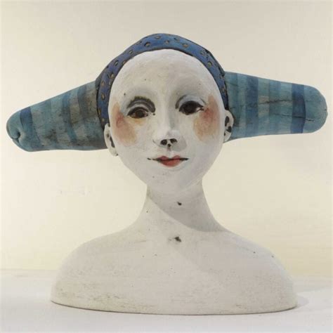 Medium Ceramic Bust By Sally Macdonell Pyramid Gallery