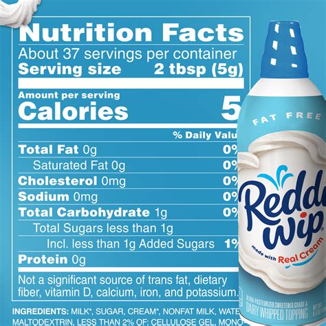 Reddi Whip Ingredients