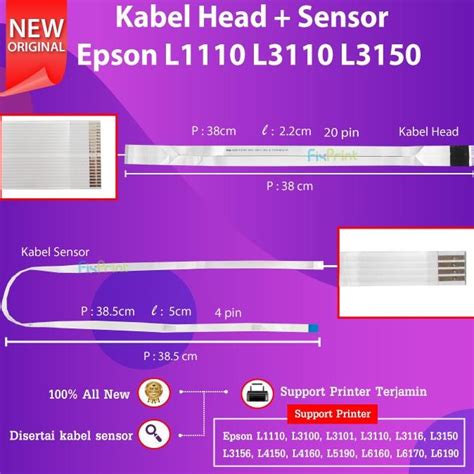 Jual Kabel Print Head Sensor Epson L3110 L1110 L3150 Printer L4150